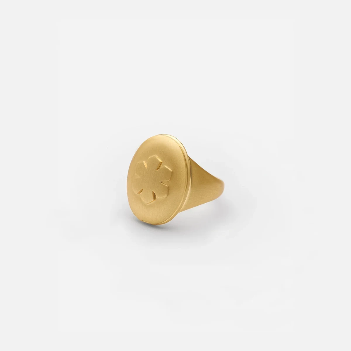 Gold Amulet Ring » 14K plated jewellery | RHANDERS