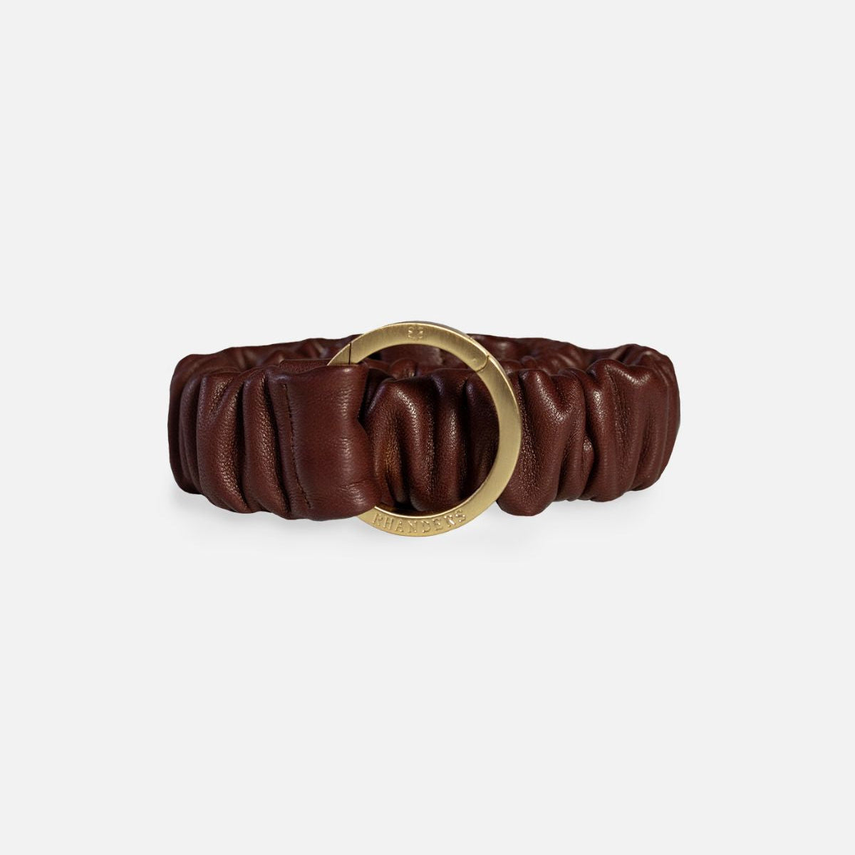 Handcrafted elastic leather belt » Randers Handsker | RHANDERS